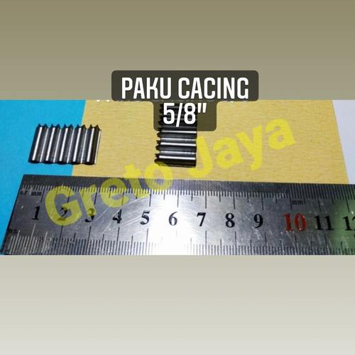 Jual ( 5/8" ) Paku Cacing 15mm 15 mm Sambungan Kayu Triplek Papan 5/8 ...