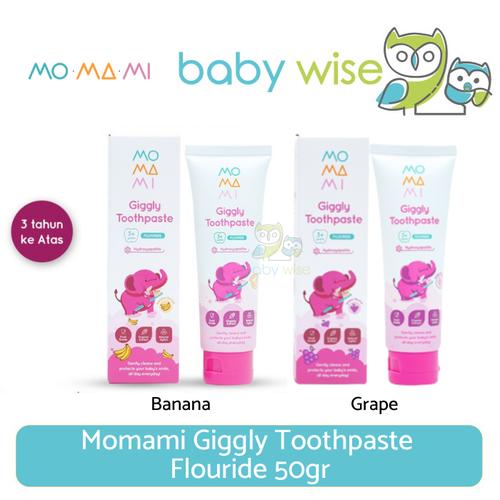 Jual Momami Giggly Toothpaste Flouride 50gr - Pasta Gigi / Odol Anak ...
