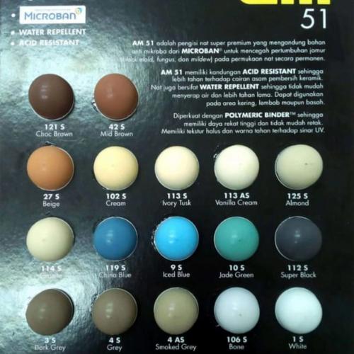 Jual Am Nat 51, Nat Keramik AM 51, Pengisi Celah Anti Jamur dengan ...