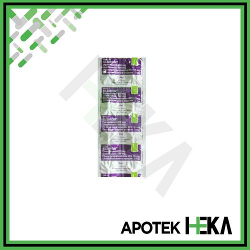 Jual Elsiron Kaplet Strip isi 10 Tablet - Paracetamol untuk Flu - Kota ...