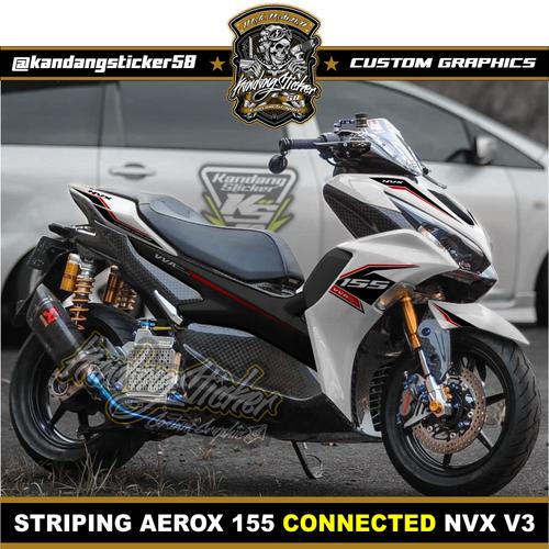 Jual Striping Aerox 2020 connected Nvx Malaysia Sunmori - Hitam 1 ...