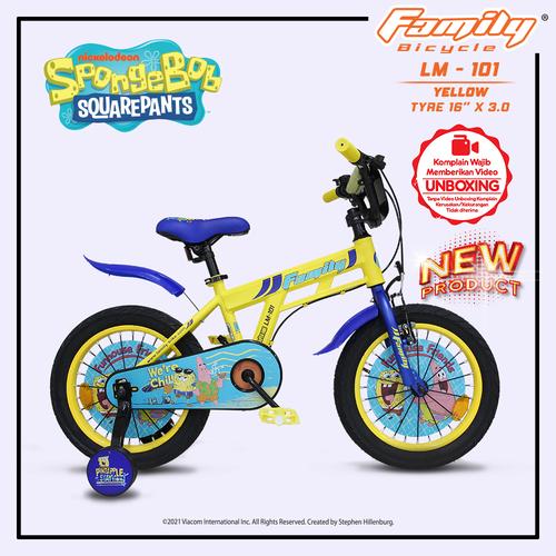 Jual Sepeda Anak Roda Dua by Family LM-101 16 inch SpongeBob ...
