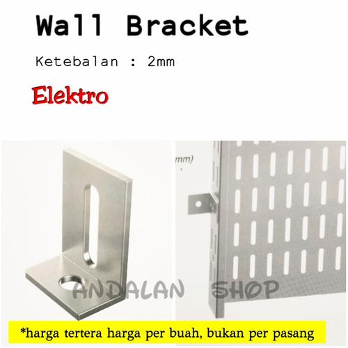 Jual Wall bracket 50mm/bracket siku/ bracket tray dinding H 50 ...