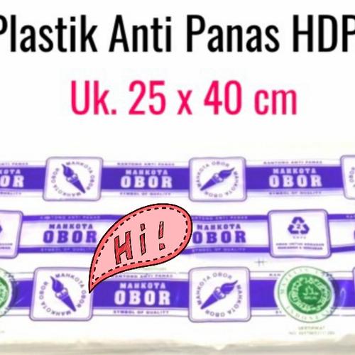 Jual Plastik anti panas 25x40cm uk 3kg kantong tahan obor HD PE makanan ...