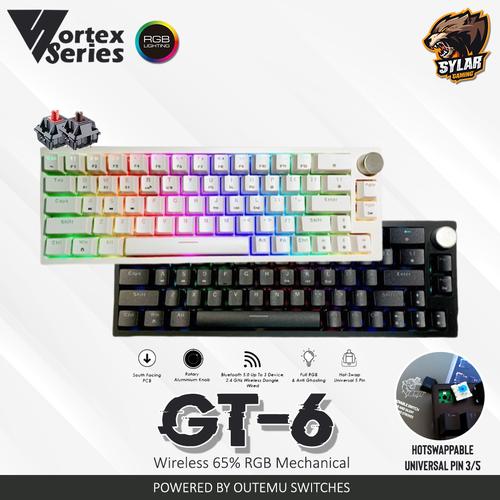 Jual VortexSeries GT6 / GT-6 Wireless RGB 65% Mechanical Gaming ...