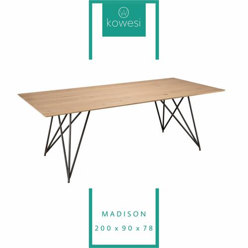 Jual Meja Makan Industrial Cafe Meja Besi Aesthetic Madison Dining ...