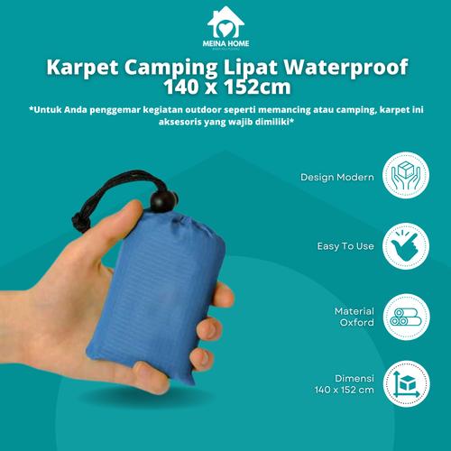 Jual KARPET PORTABLE CAMPING OUTDOOR KARPET LIPAT PIKNIK MAT 140 x ...