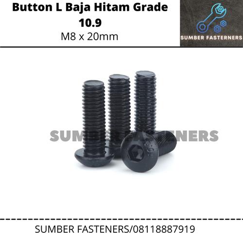 Jual Baut Button L M8x20/ M8x20mm / 8x20 Hitam - Jakarta Utara - sumber ...
