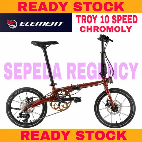 Jual Sepeda Lipat ELEMENT TROY 10 Speed 16 Inch Chromoly New 2022 ...
