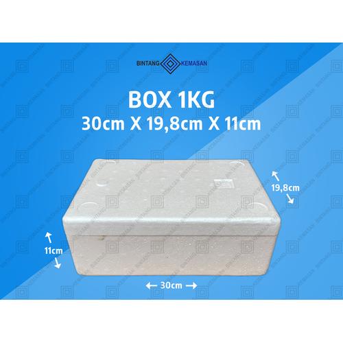 Jual Box Styrofoam Kecil Box Sterofoam Box Packing BARU - 1KG - Jakarta ...