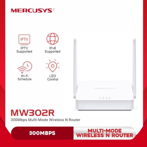 Jual Mercusys MW302R Router WiFi 300Mbps Multi-Mode Wireless N Router ...