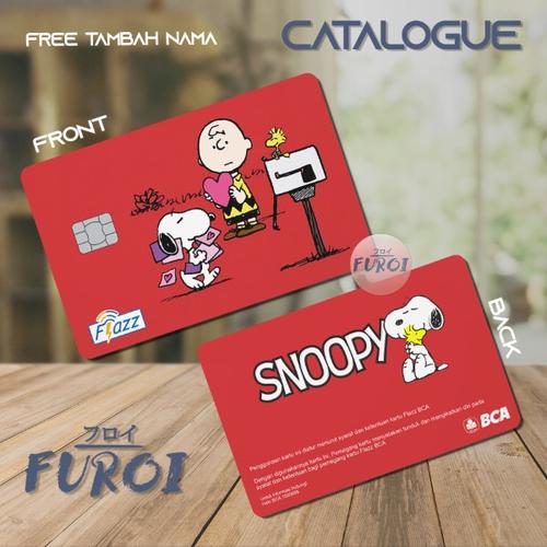 Jual Custom Flazz BCA | Custom Emoney Mandiri | Peanuts | Snoopy Letter ...