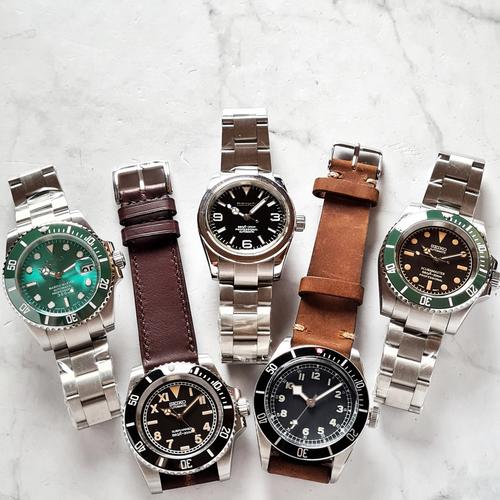 Jual CUSTOM BUILD MODIF MOD SEIKO SNOWFLAKE BLACKBAY jam pria homage ...