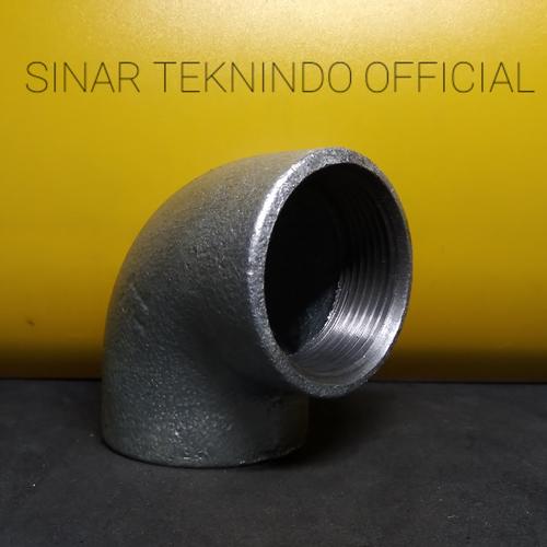 Jual Elbow drat dalam/knee drat galvanis 90° D 11/2 inch - Jakarta Barat - SINAR TEKNINDO ...