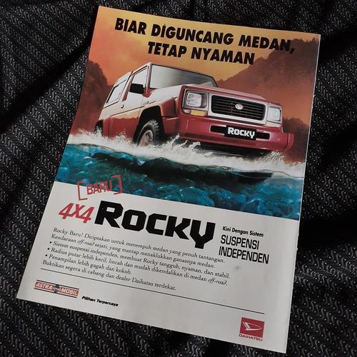 Jual Iklan Mobil Daihatsu Rocky - A4 - Kota Malang - Kertas Abc | Tokopedia