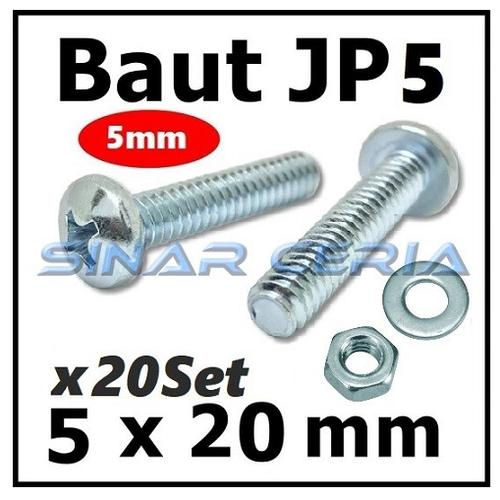 Jual Baut Mur Ring M5x20 JP 5x20 20Set - Jakarta Barat - Sinar Ceria ...