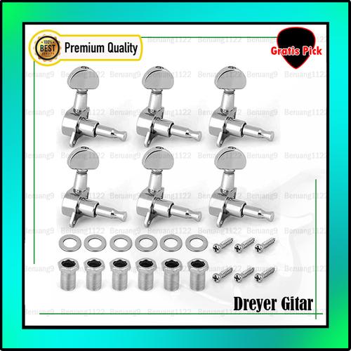 Jual Knop Dryer Tuning Peg Groover Putaran Gitar Akustik Elektrik ...