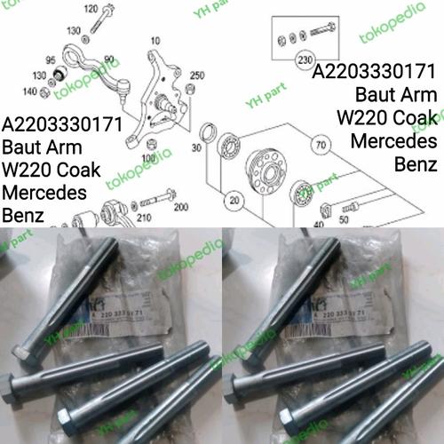 Jual A2203330171 Baut Chamber Arm W220 Coak Mercedes Benz Original ...