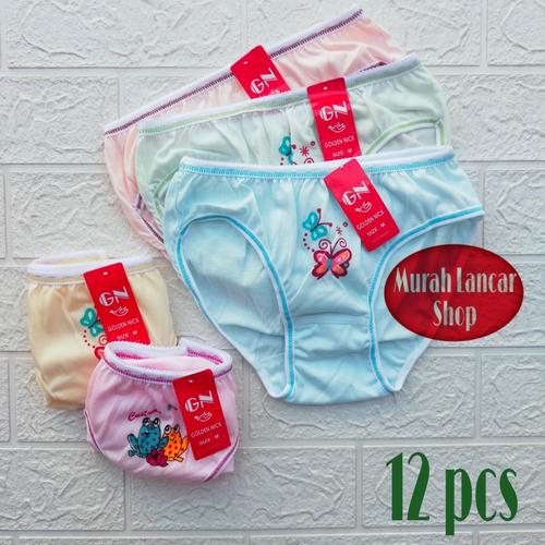 Jual 12 Pcs Celana Dalam Wanita Remaja Dewasa GOLDEN NICK 1134 LUSINAN - Cd - M - Jakarta ...