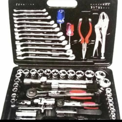 Jual Wipro Tool Kit Set 85 pcs 1/4 dan 1/2 inch 4-32 metric - Wipro ...