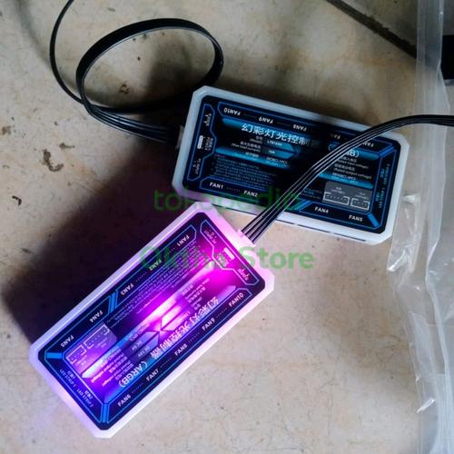 Jual Controller FAN RGB WITH REMOTE UP TO 10 FAN - ARGB - Jakarta Timur ...