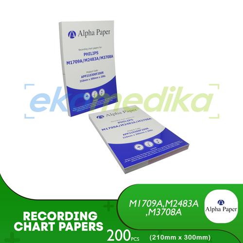 Jual ALPHA PAPER Recording Chart Papers for Philips M1709A/ M2483A ...