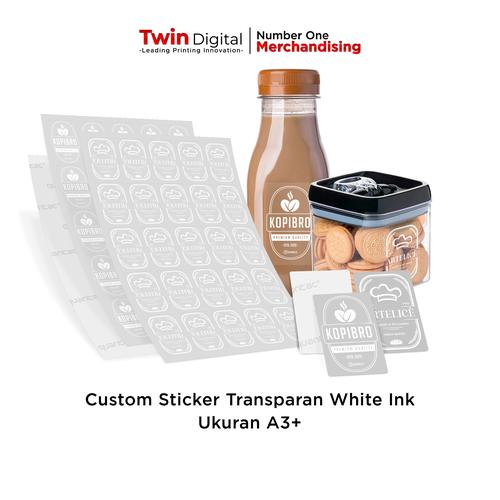Jual Sticker Tinta Putih A3 Vinyl / Transparan / Sticker UV - Hanya ...