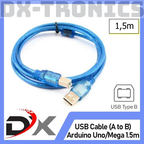 Jual kabel USB type A to USB type B / kabel arduino uno arduino mega ...