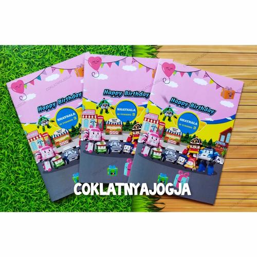 Jual Souvenir Activity Book Tema Robocar Poli Pink - Kota Yogyakarta ...