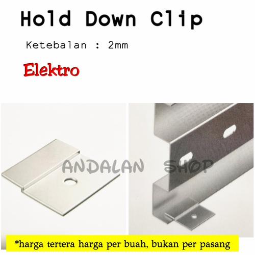 Jual Hold Down Clip tray /Clip Tray /tray Klip - hotdip - Jakarta Timur - Andalan-Shop | Tokopedia
