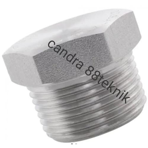 Jual HEX PLUG 1/2" inch Class 3000 SS 304 / HEX PLUG Stainless ...