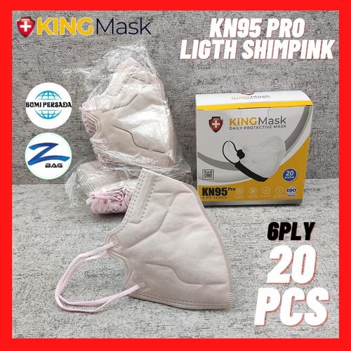 Jual Masker Kingmask KN95 Pro 6ply Kemenkes 20pcs KN 95 6 Ply Pro ...