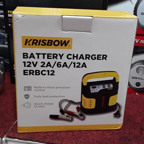 Jual CHARGER ACCU KRISBOW 12 volt 2a/6a/12a - Charger baterai aki mobil ...