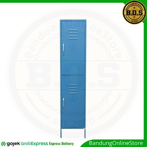 Jual Loker Kantor 2 Pintu Single Column Krisbow Locker Karyawan Biru ...