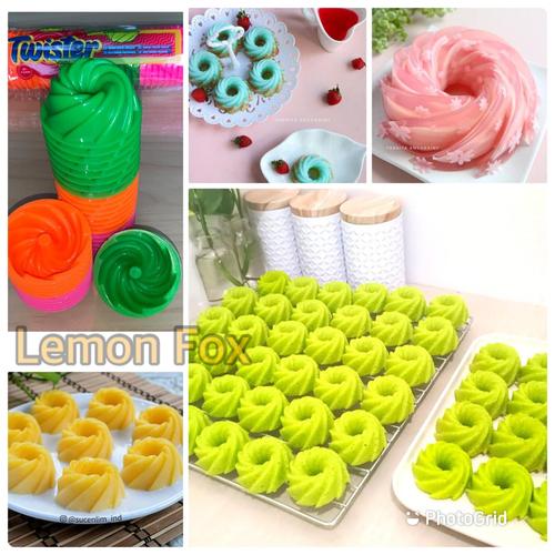 Jual 12pcs Cetakan Kue Agar Ager Loyang Mini Cup Jelly Puding Motif ...