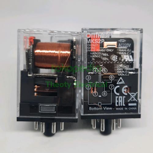 Jual RELAY OMRON MKS2P ORIGINAL 10 AMPERE 2 NO 2 NC 220V 8 PIN - Jakarta Barat - Theoty ...
