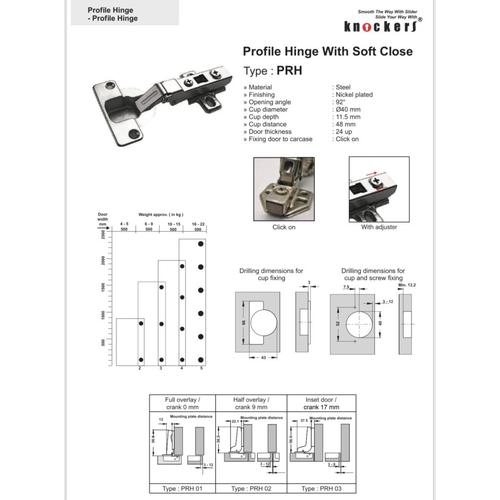 Jual ENGSEL SENDOK KNOCKERS SOFT CLOSE PRH 03 FULL BUNGKUK PER PCS ...