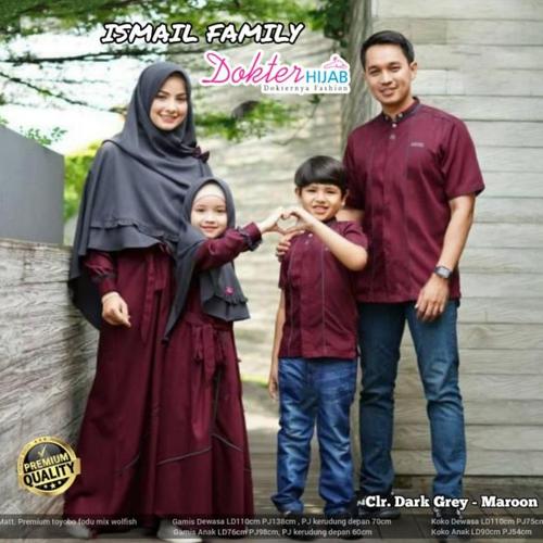 Jual COUPLE ISMAIL ROYAL FAMILY KAPEL / BAJU LEBARAN KELUARGA AYAH IBU ...