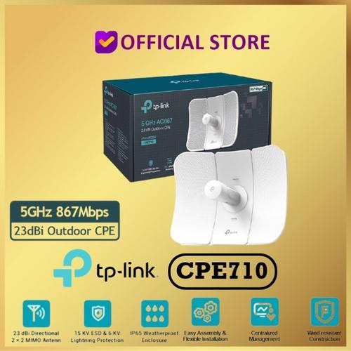 Jual TPLINK CPE710 Outdoor 5GHz AC 867Mbps 23dBi Outdoor CPE - Jakarta ...
