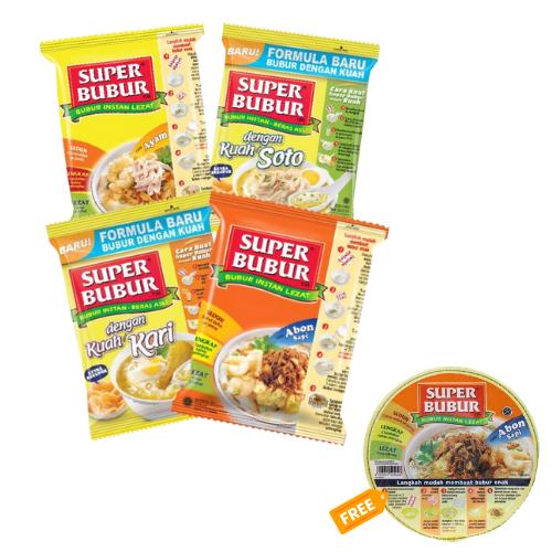 Jual SUPER BUBUR FUN PACK! | BUBUR INSTANT DALAM KEMASAN - Kota Malang ...