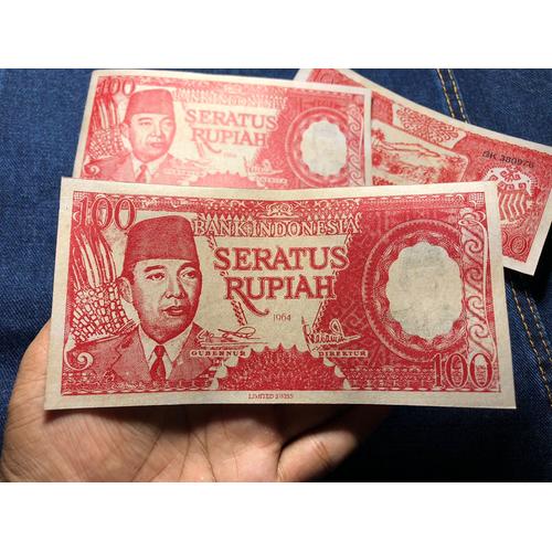 Jual Uang Kuno 100 Rupiah Soekarno 1964 Seri BK Langka - Kab. Banjar ...