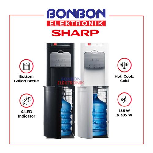 Promo Sharp Dispenser Galon Bawah SWD-72EHL-BK / SWD-72EHL-WH SWD72EHL ...