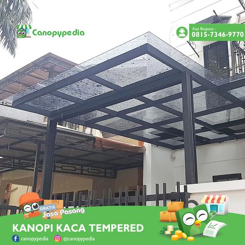Jual Canopy kaca tempered garasi carport void minimalis - Kab. Sukabumi ...