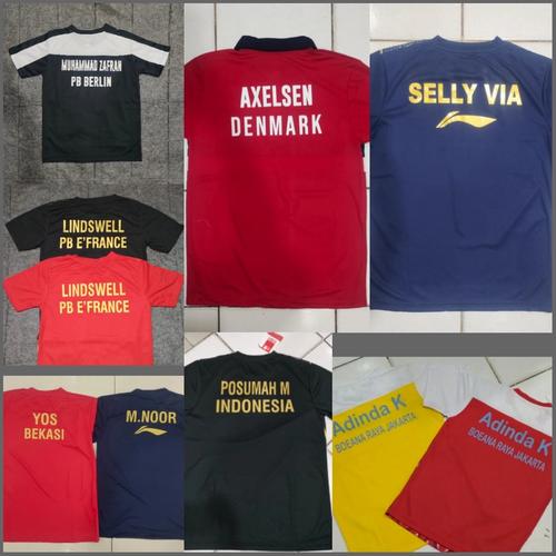 Jual Custom Name / Cetak Sablon Nama Nomor Sponsor Logo Bendera - Nama ...