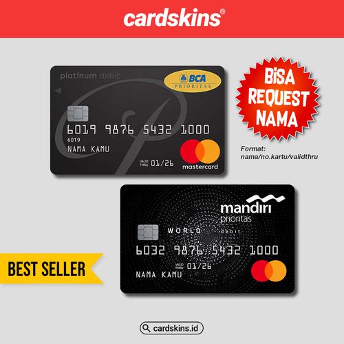 Jual FAKE PRIORITAS PT1 | Skin/Sticker Kartu ATM - FAKE BCA Prio, No ...