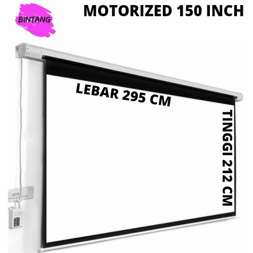 Jual LAYAR PROJECTOR MOTORIZED 150 IN INPORT - Jakarta Pusat - BINTANG ...