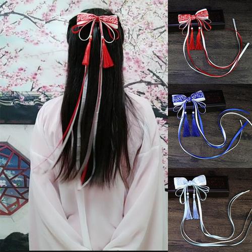 Jual HPM-01 jepit rambut hanfu hairpin pita dinasti cina import - Biru ...