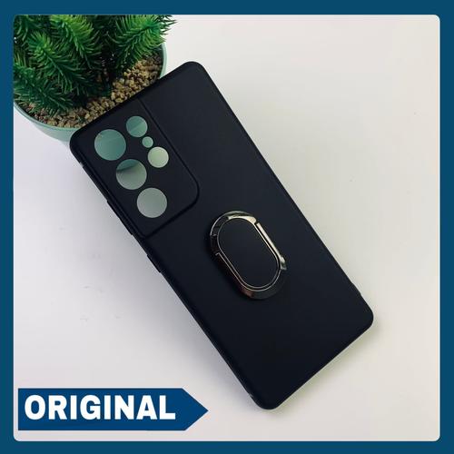 Jual SAMSUNG GALAXY S21 / PLUS / ULTRA CASE MACARON LIST I-RING SOFT CAFELE - Hitam Ring, S21 ...