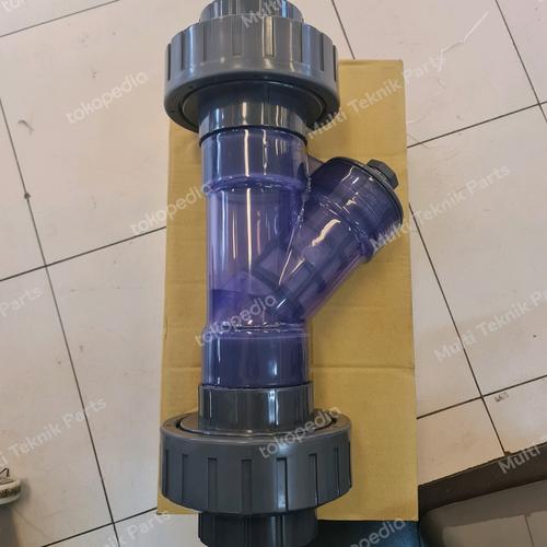 Jual Y strainer pvc clear / Transparan / Y strainer pvc bening 4 inch ...