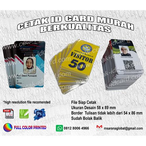 Jual CETAK ID CARD INSTANT MURAH / KARTU PELAJAR / KARTU KARYAWAN - Non ...